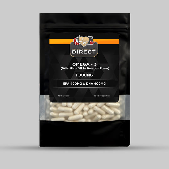 OMEGA 3 1,000mg (60 Capsules) – AwSupplementsDirect